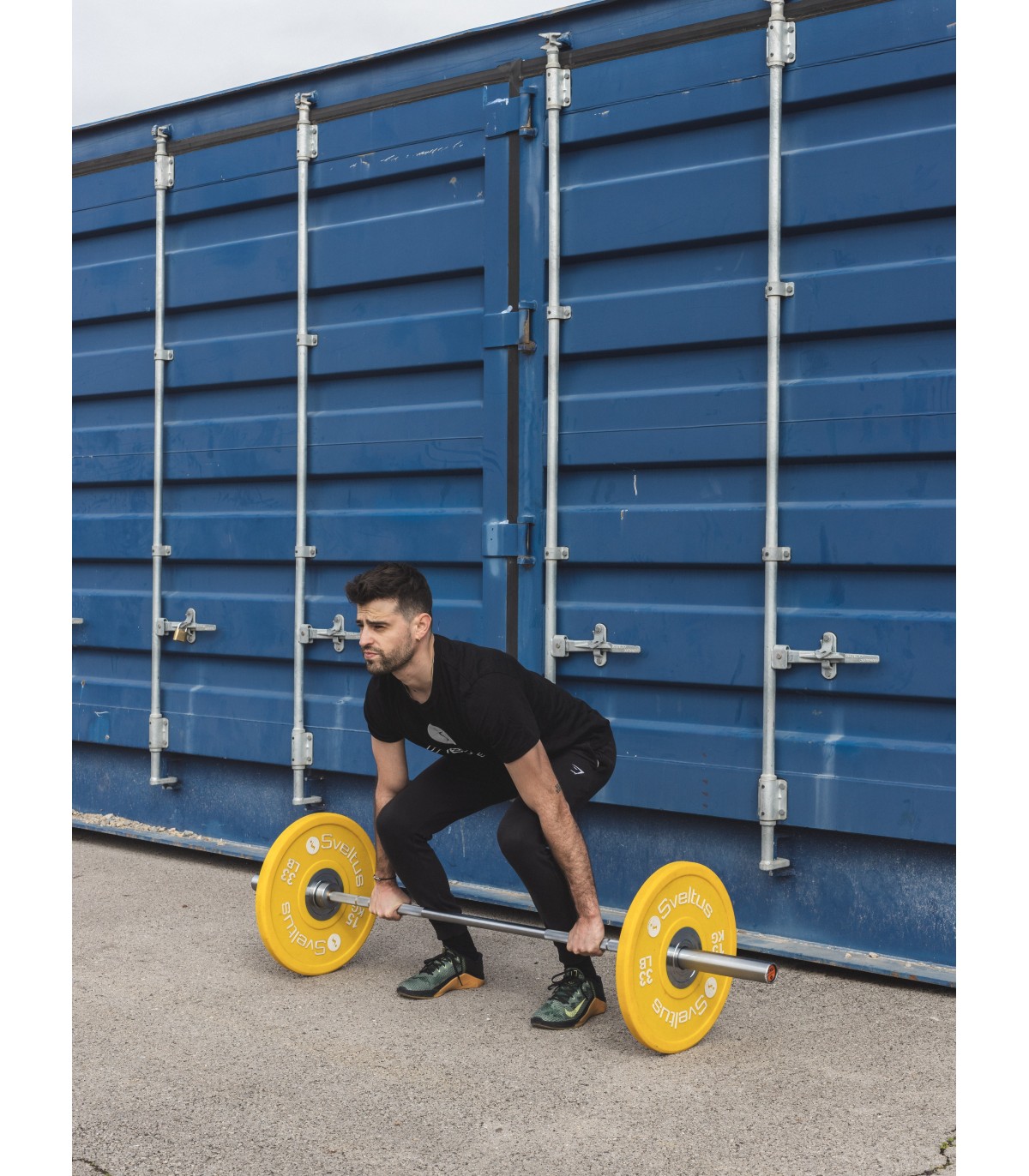 Short bar competition 15 kg - Olympic bar 175 cm for confined spaces