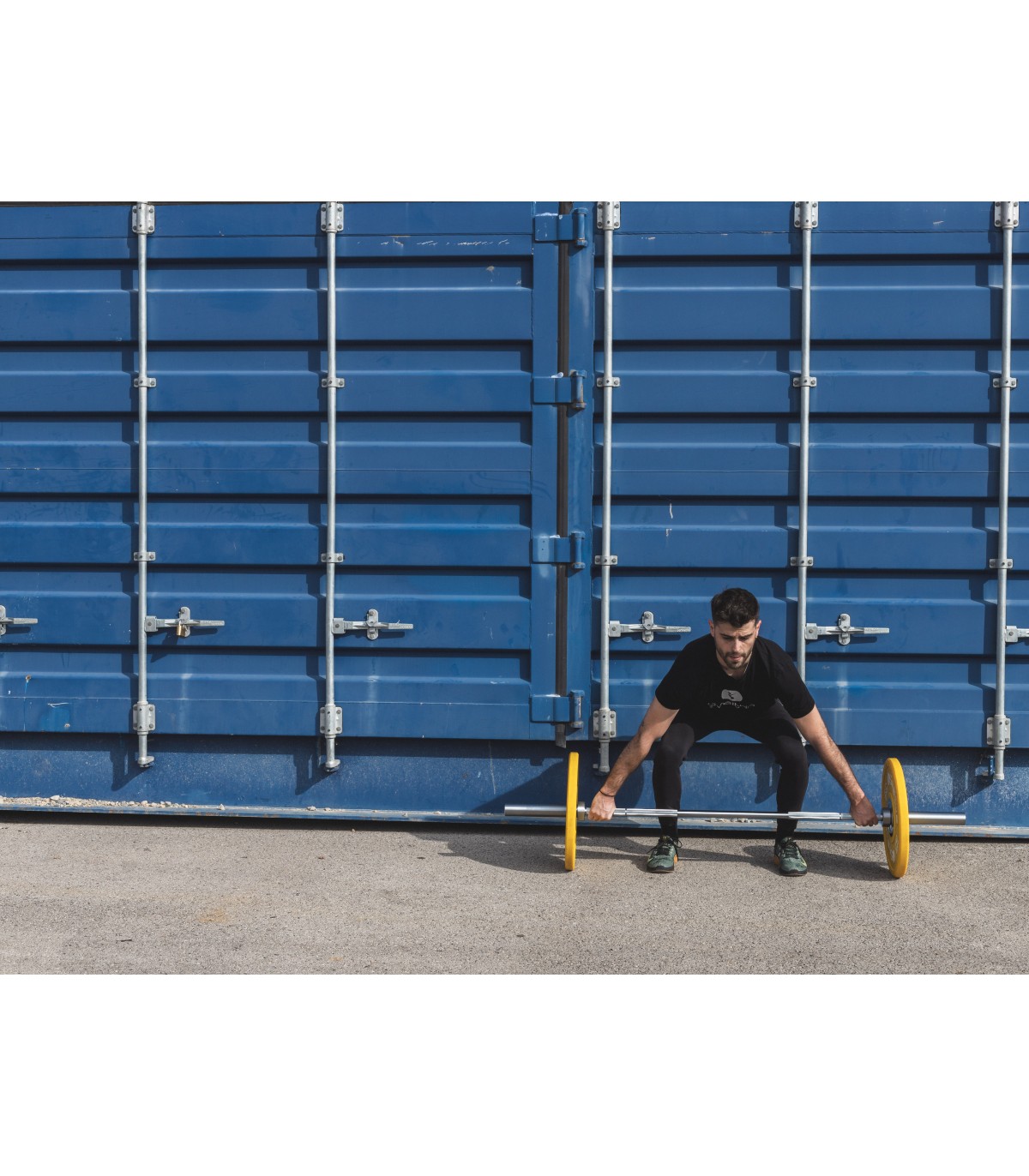 Short bar competition 15 kg - Olympic bar 175 cm for confined spaces