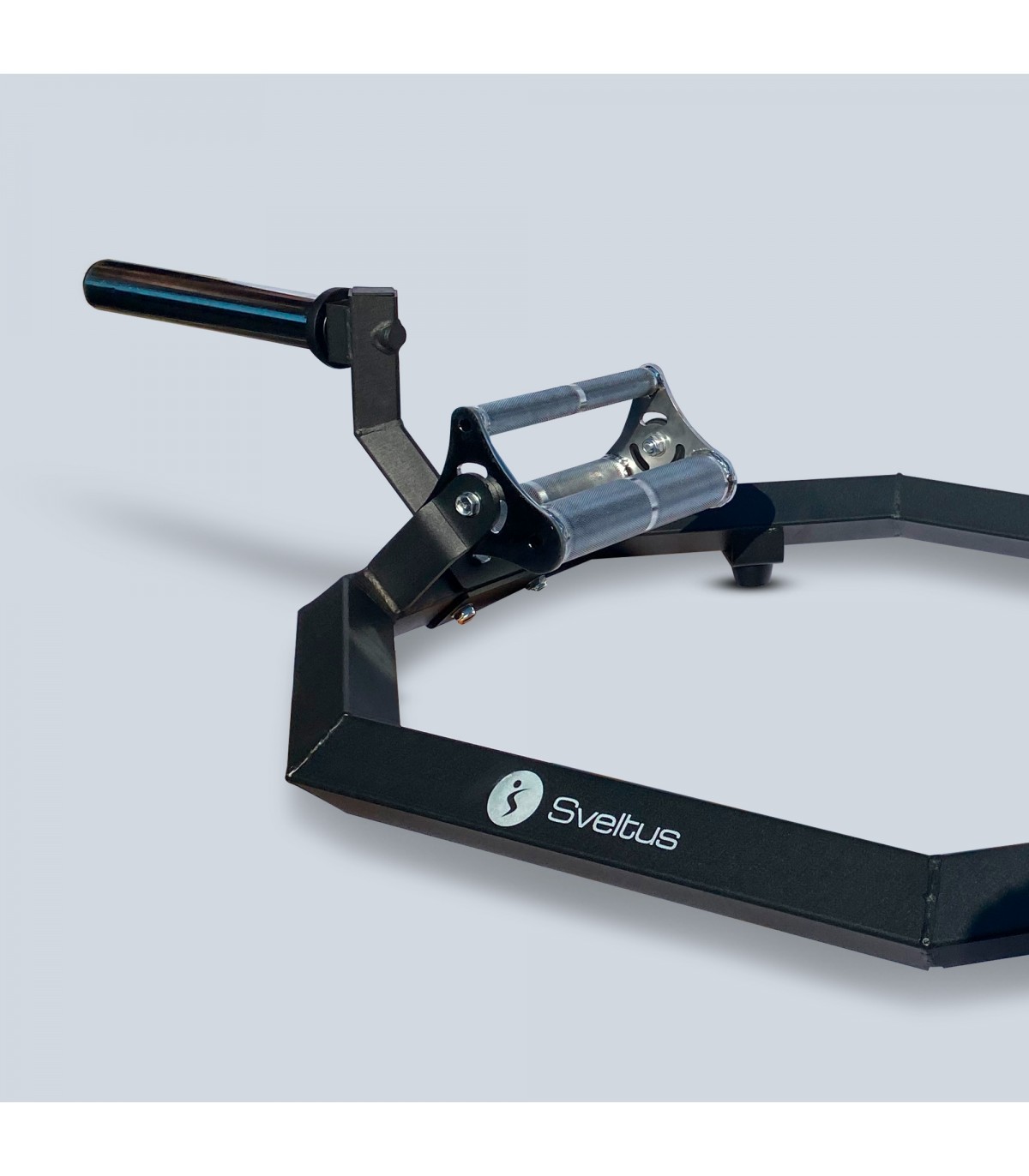 Trap Barre Multigrip Sveltus – Hex bar polyvalente pour deadlifts et shrugs